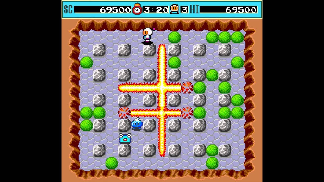 Dyna Blaster - Stage 2-2 (1992) [MS-DOS] - YouTube