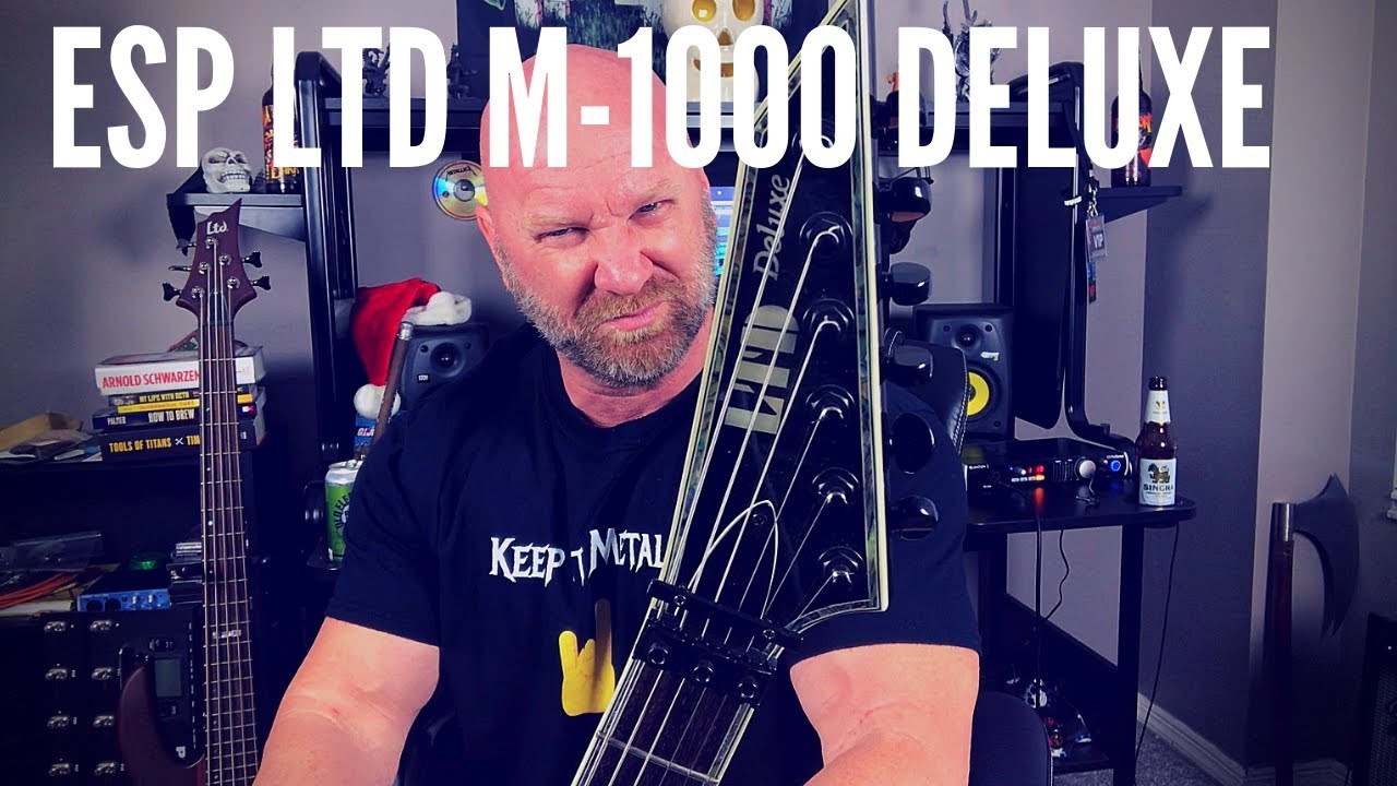 ESP LTD M1000 Deluxe (Metal Guitar Review) - YouTube