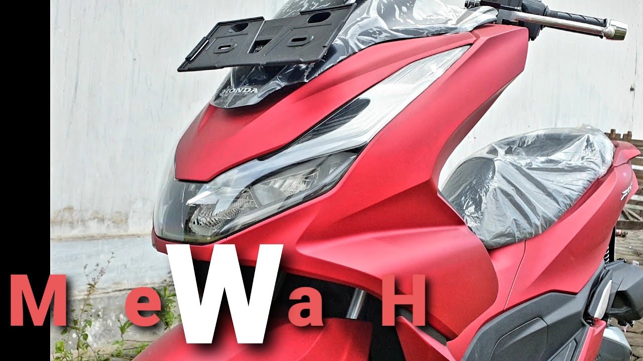 ALL NEW PCX 160 CBS 2021 MERAH DOFF | Kesan Pertama Begitu MEWAH - YouTube
