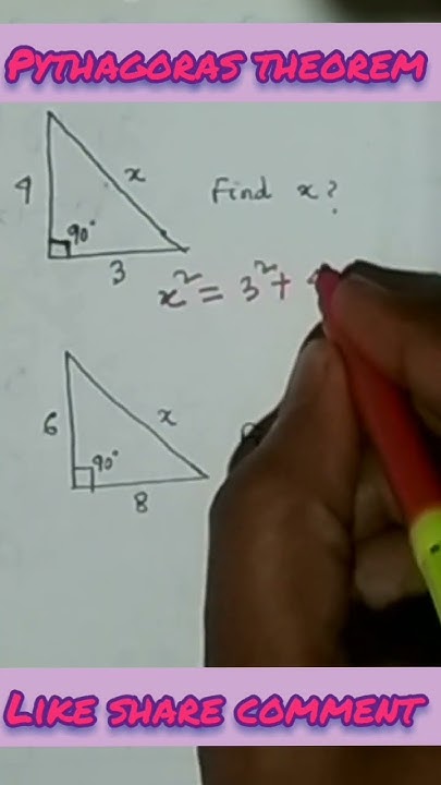 Pythagoras theorem #shorts - YouTube