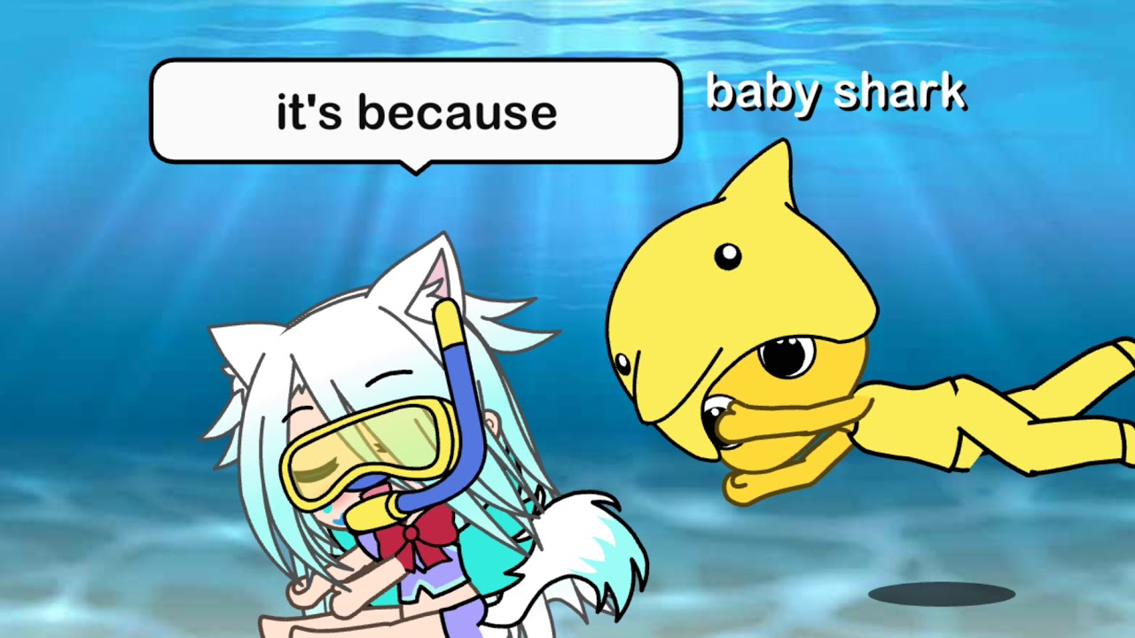 Baby shark gacha life - YouTube