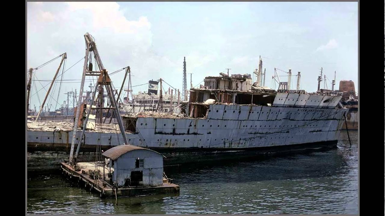 The End of the SS Nieuw Amsterdam - YouTube