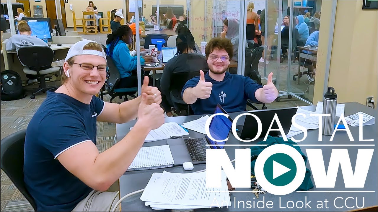 Coastal Now - Kimbel Library During Finals - YouTube