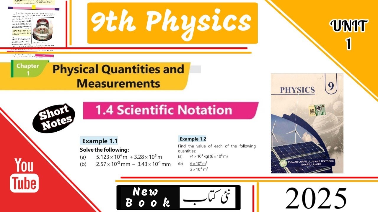 Scientific Notation | Rules & Examples | 9th Class Physics Chapter 1 ...