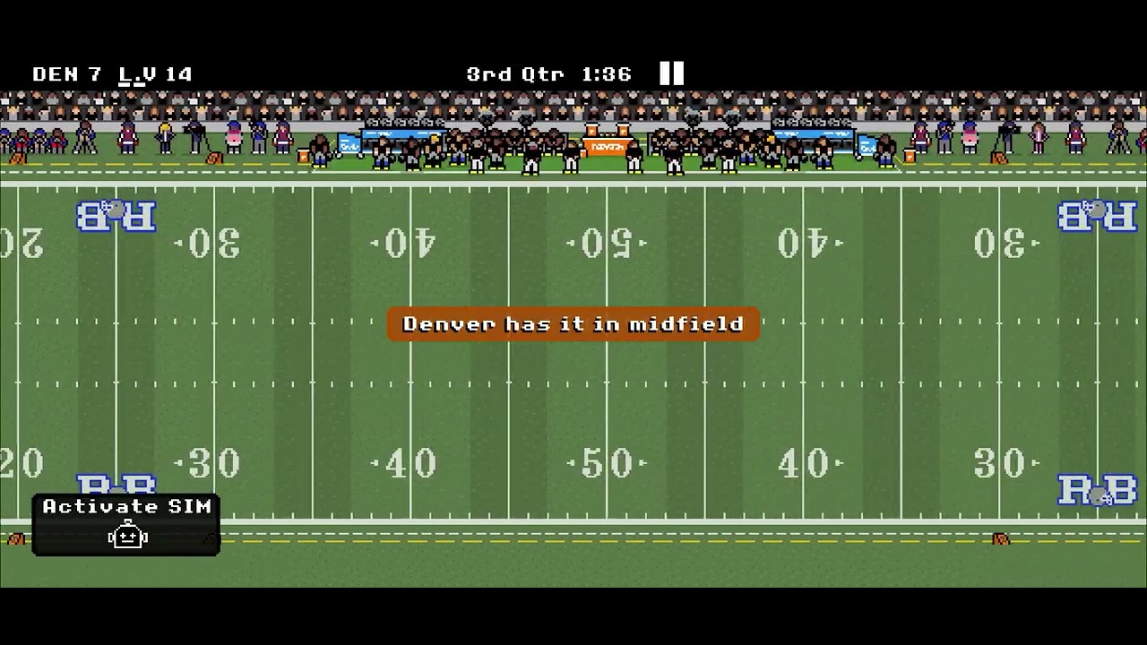 3-1 Broncos @ 3-1 Raiders (Full game Retro Bowl) - YouTube
