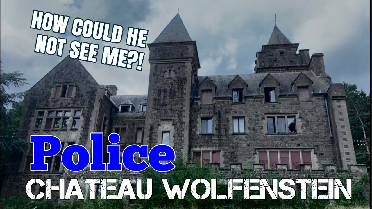 Nearly CAUGHT By POLICE While Exploring An Abandoned Castle At Night ...