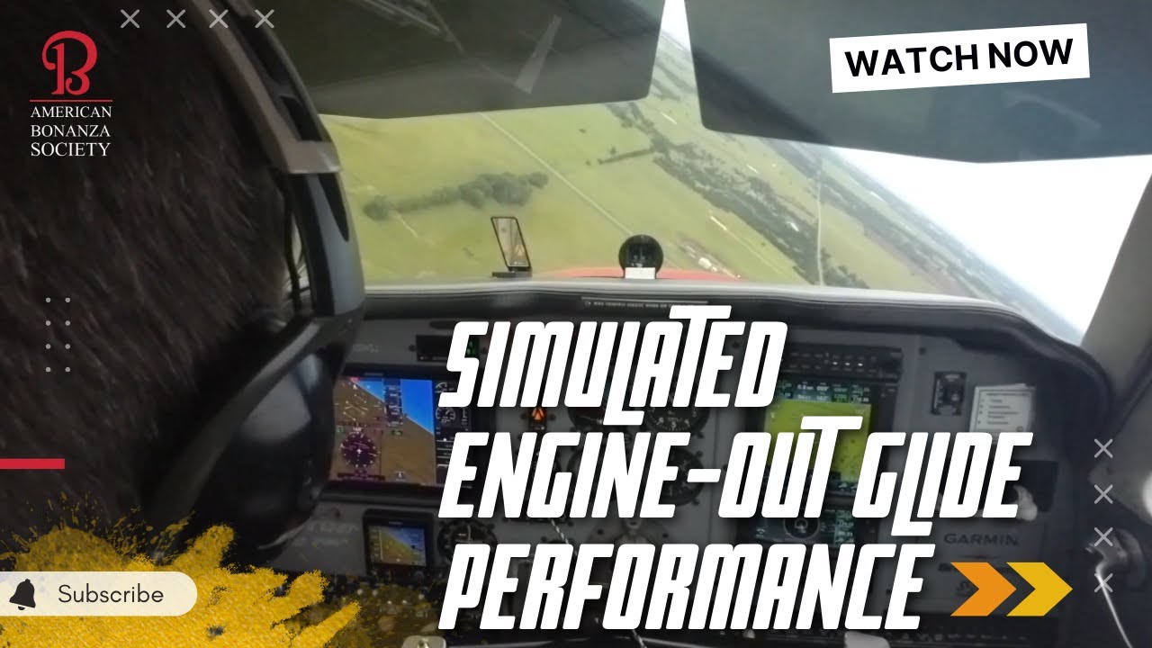 Simulated Engine-Out Glide Performance - YouTube