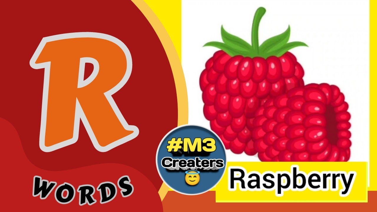 R-Letter words with sound for Child🧒👧|Letters Start with-R🌹|Alphabets ...