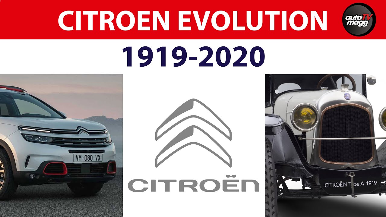 Citroen history and evolution / 1919-2020 - YouTube