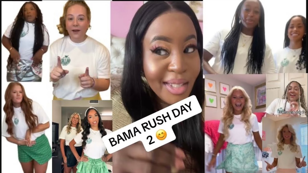 BAMA RUSH DAY 2 PHILANTHROPY DAY #bamarush #universityofalabama - YouTube