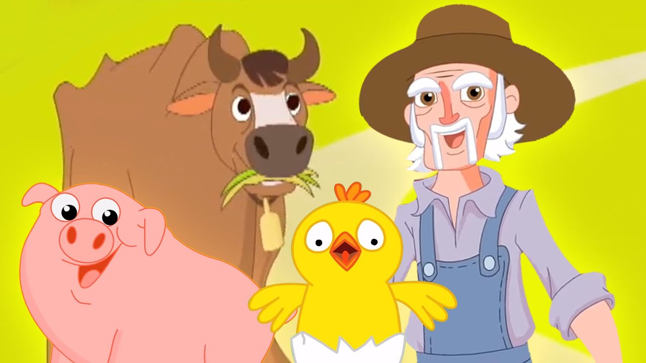 Old Macdonald Had A Farm, Animal Sounds and Rhymes for Children - YouTube