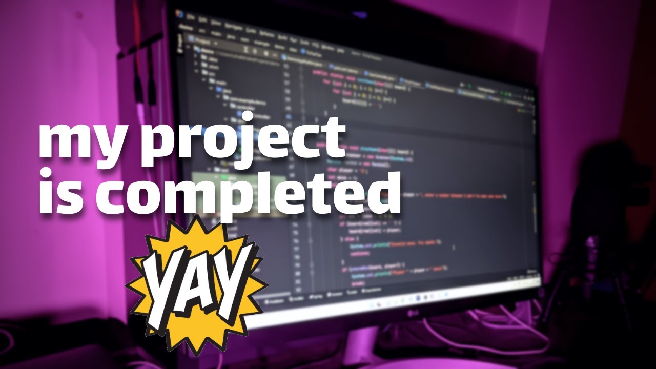 When you finish your Coding Projects - YouTube