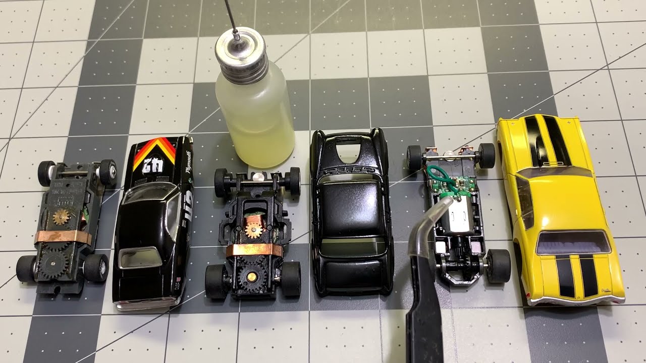 Where and how to oil your HO cars for the big win!! - YouTube