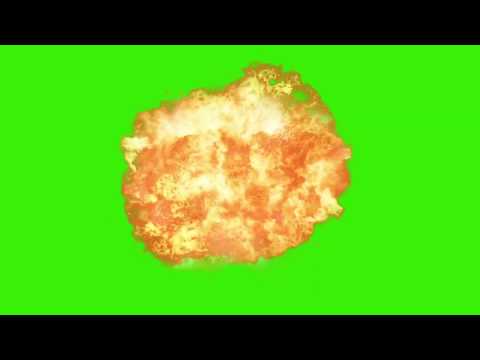 Green Screen Explosion [HD quality]