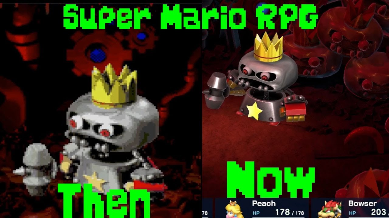 Super Mario RPG Boss battles THEN & NOW - YouTube