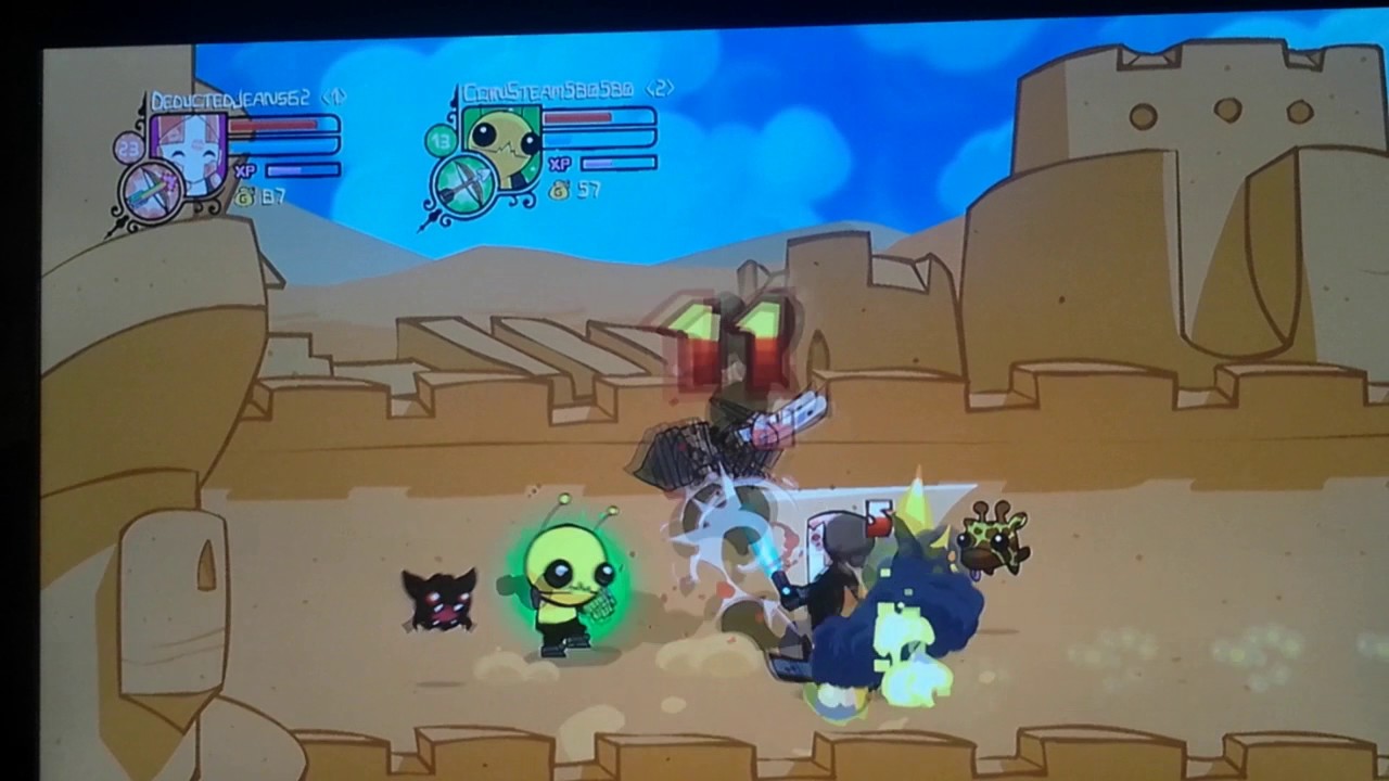 Castle crashers #8 Volleyball Cheats - YouTube