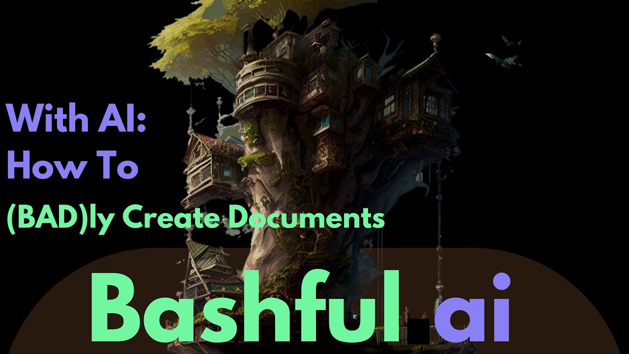 Using AI. This is How To Make a Technical Document (BAD)ly in 2023 ...