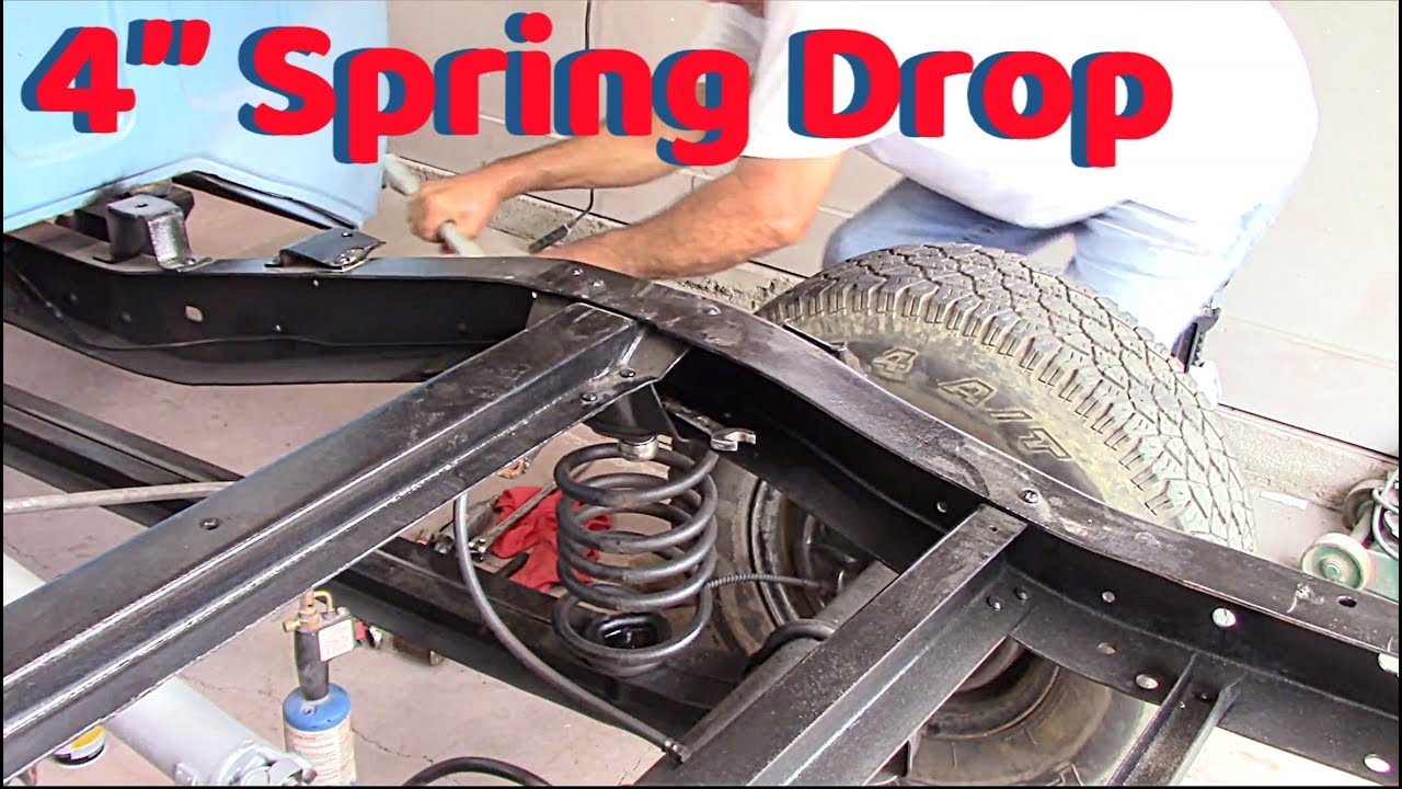 chevy c10 4''drop on rear - YouTube