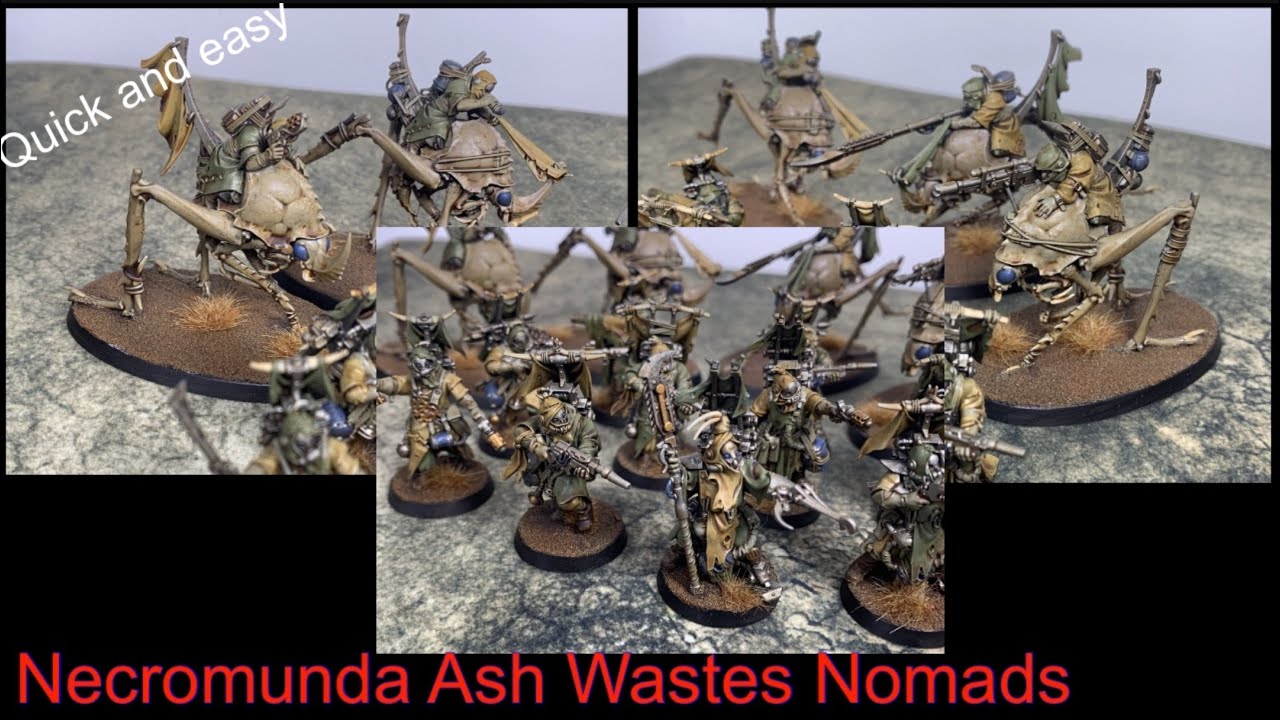 Necromunda ash wastes nomads , quick and easy dirty desert paint scheme ...