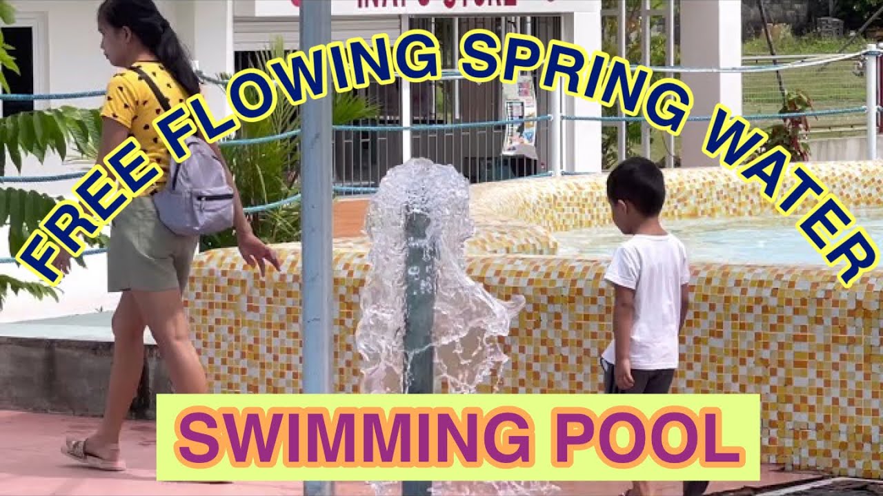 SWIMMING POOL WITH FREE FLOWING SPRING WATER - YouTube