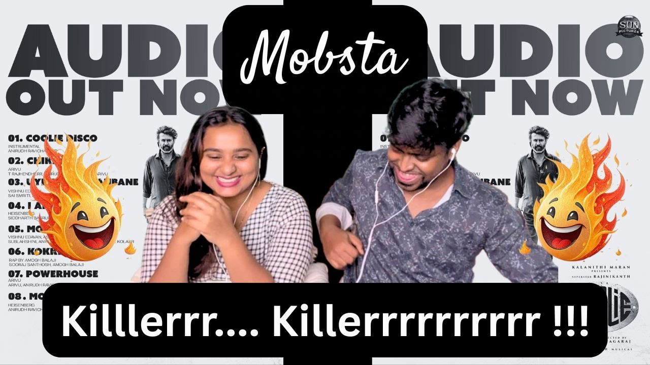 Coolie - MOBSTA Reaction | M.O.U | Mr & Mrs Earphones #coolie #anirudh ...