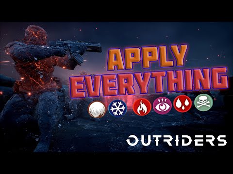 INFLICT 6 STATUS EFFECTS AT ONCE!!! Technomancer Elemental Build | Outriders PS5 Gameplay