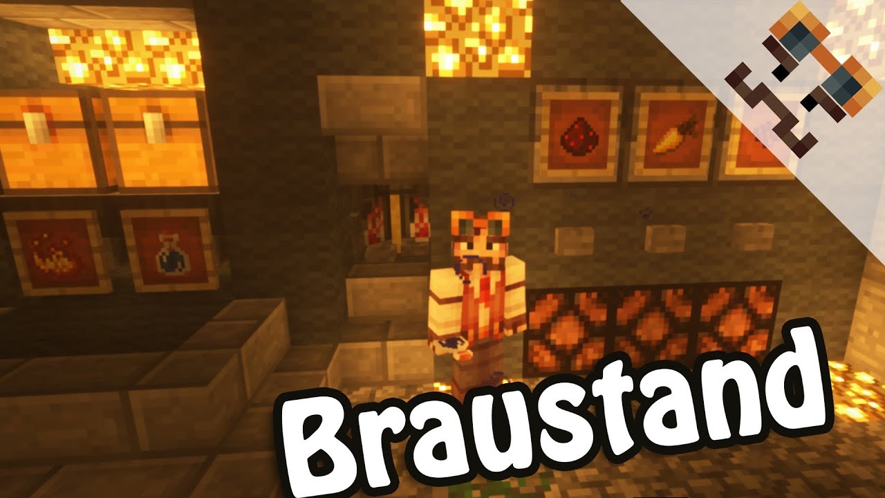 Wie baue ich einen halbautomatischen Braustand? [Minecraft Redstone ...