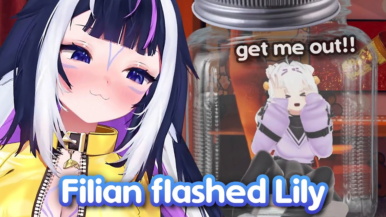 Lily put Filian in a jar after her crime - YouTube