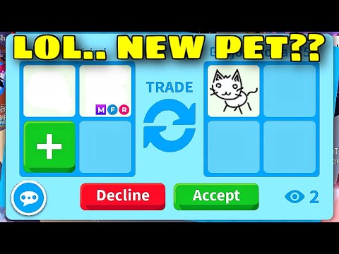 😱😆 LOL… I GOT THE *NEW* 2D KITTY IN ADOPT ME! WHAT IS THIS PET?! - YouTube