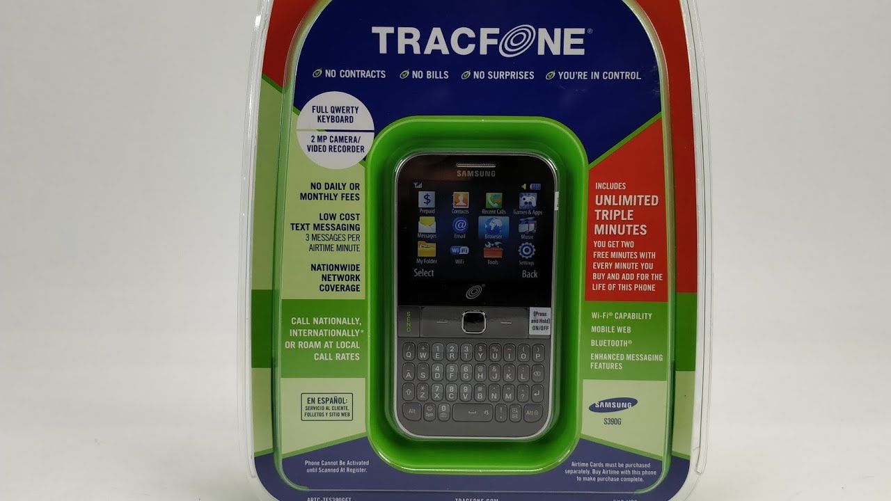 Samsung Sgh S390g Tracfone Cellular Phone Full Qwerty Keyboard Youtube