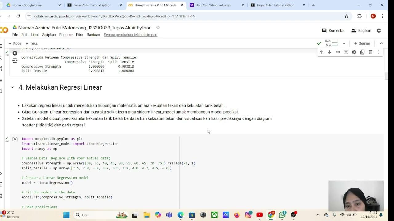Tugas Akhir Pyhton Matematika Rekayasa & Metode Numerik - YouTube