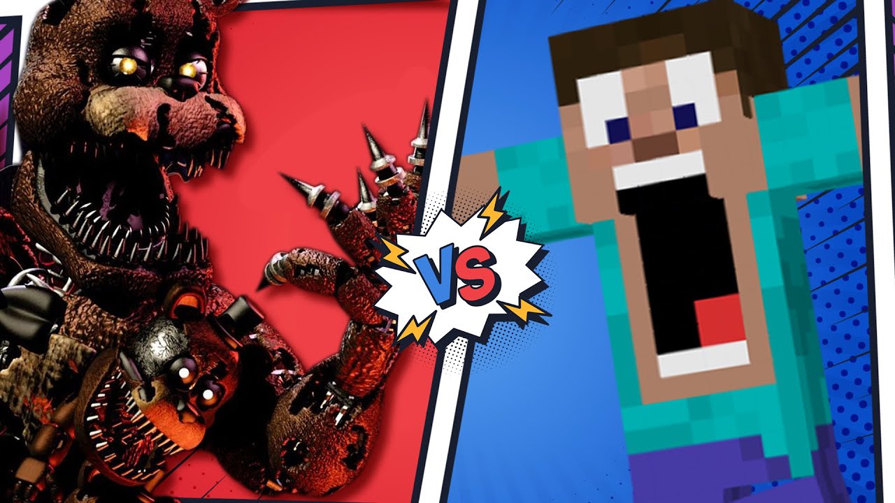 FREDDY (FNAF) vs STEVE (minecraft) | CARTOON BATTLE - YouTube