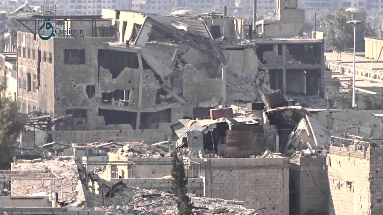 Q.News: Damascus: Destruction in Soap factory over Damascus-Homs ...