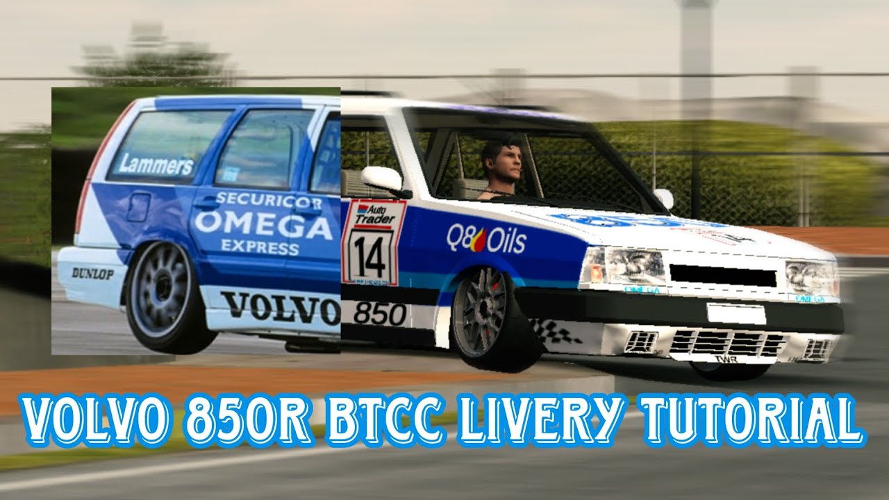 Volvo 850R BTCC Livery Tutorial | Car Parking Multiplayer - YouTube