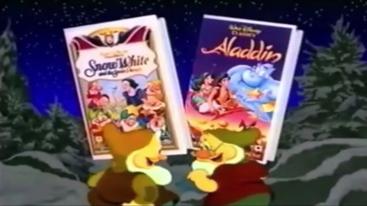 Aladdin/Snow White & the Seven Dwarfs 1994 VHS Advert (HD REMASTERED ...