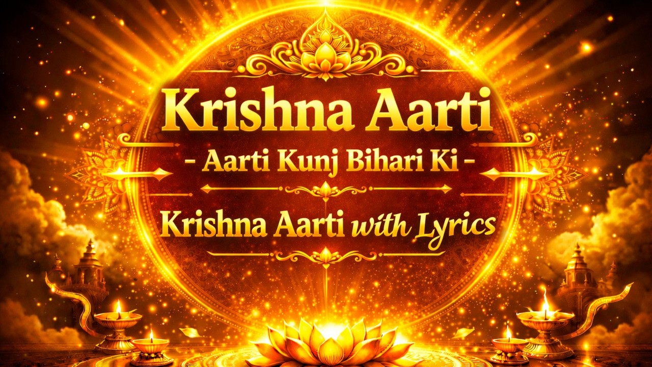 Krishna Aarti - Aarti Kunj Bihari Ki | Krishna Aarti with Lyrics ...