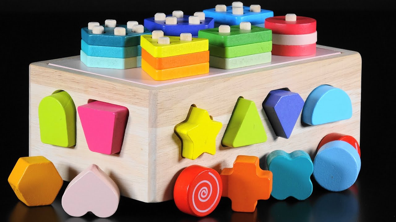 Toy Learning Video For Toddlers, Learn Shapes & Colors With Toddler ...