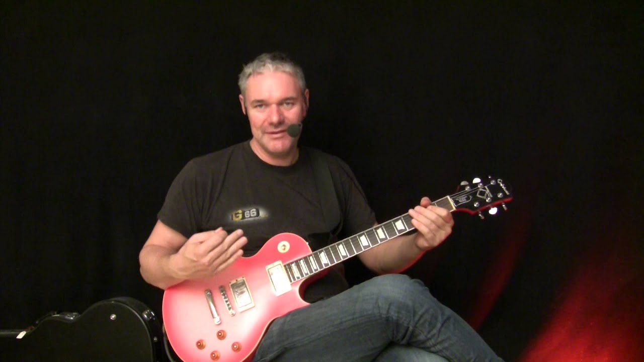 Guitar Lesson - Les Paul Rock Sound - YouTube