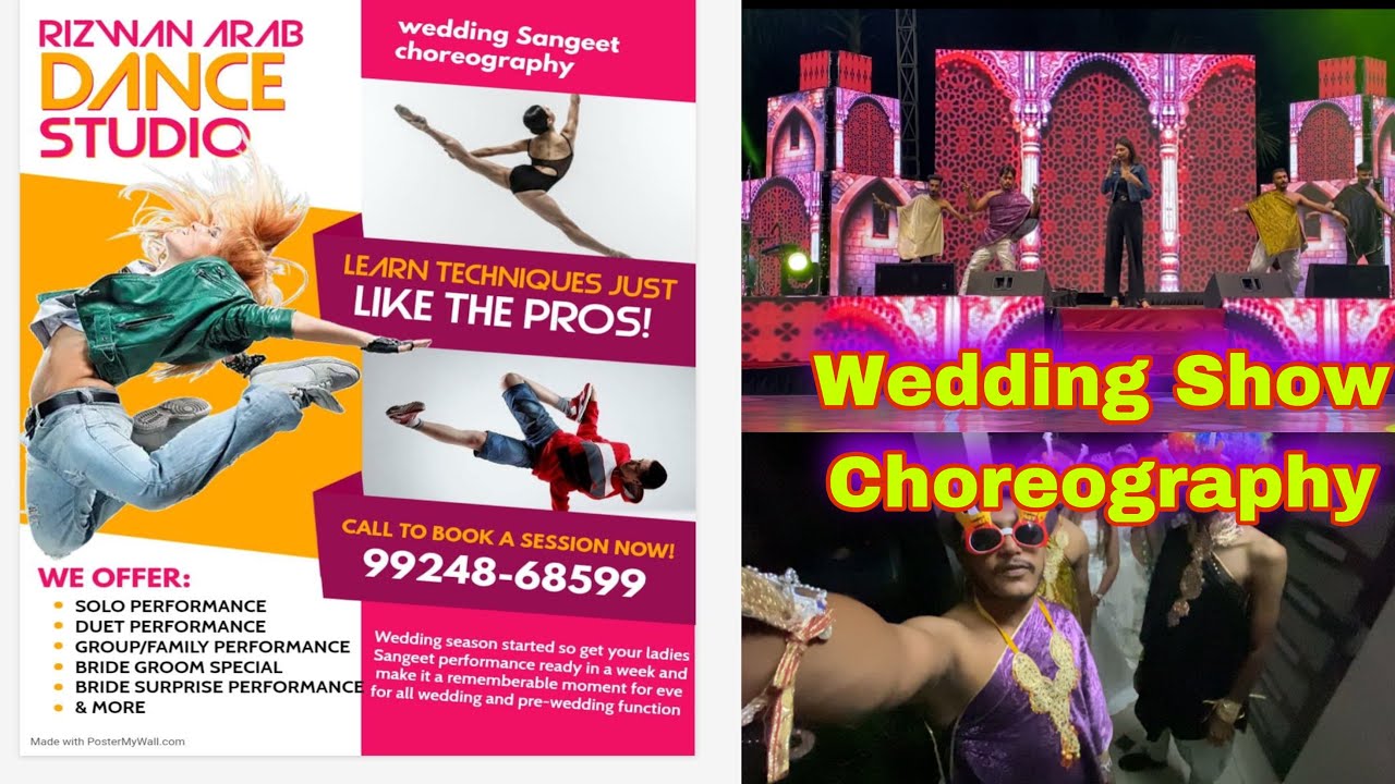 Wedding Stage Show| Wedding Choreography By Rizwan arab😍|Hair Cut 💇🏻‍♂️ ...