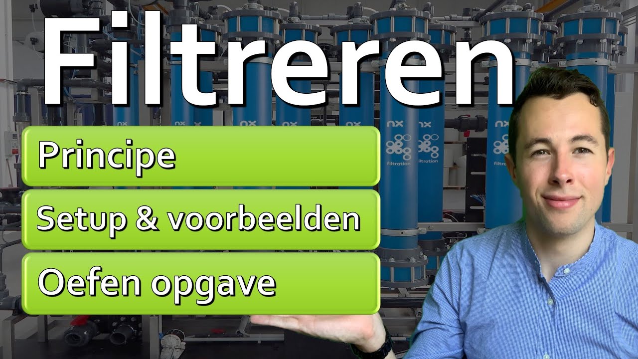 Filtreren scheikunde - Scheidingsmethode uitgelegd - YouTube