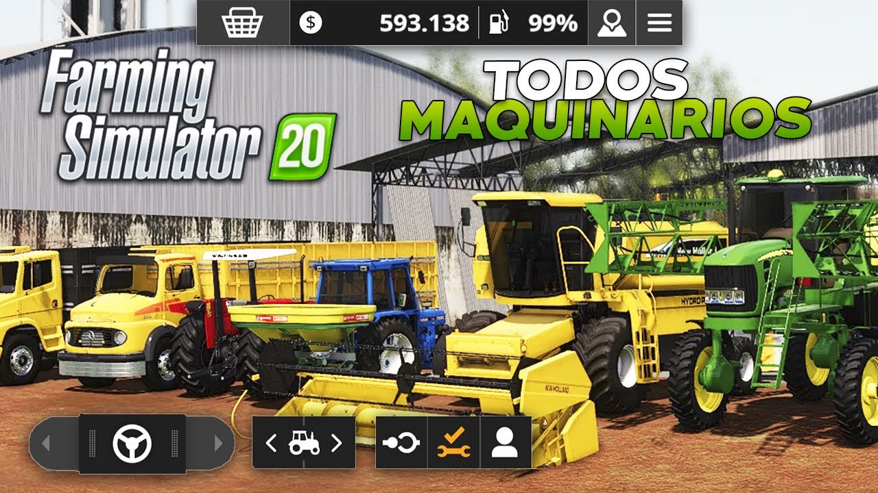 FARMING SIMULATOR 2020 - TODOS OS MAQUINÁRIOS DO JOGO - YouTube