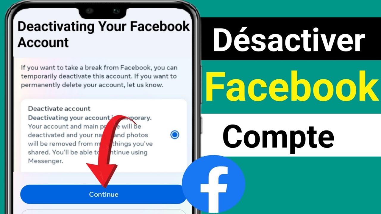 Comment désactiver un compte Facebook | Désactiver le compte Facebook ...
