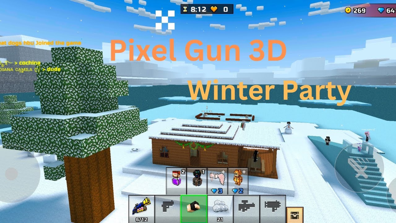Pixel Gun 3D - Winter Party - Sandbox (Day 4) - YouTube