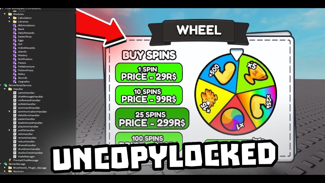 🔥Roblox Studio | Spin Wheel System | UNCOPYLOCKED🔥 - YouTube