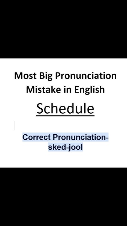 Pronunciation Mistake In English Spokenenglish Englishlearning Education Englishgrammar