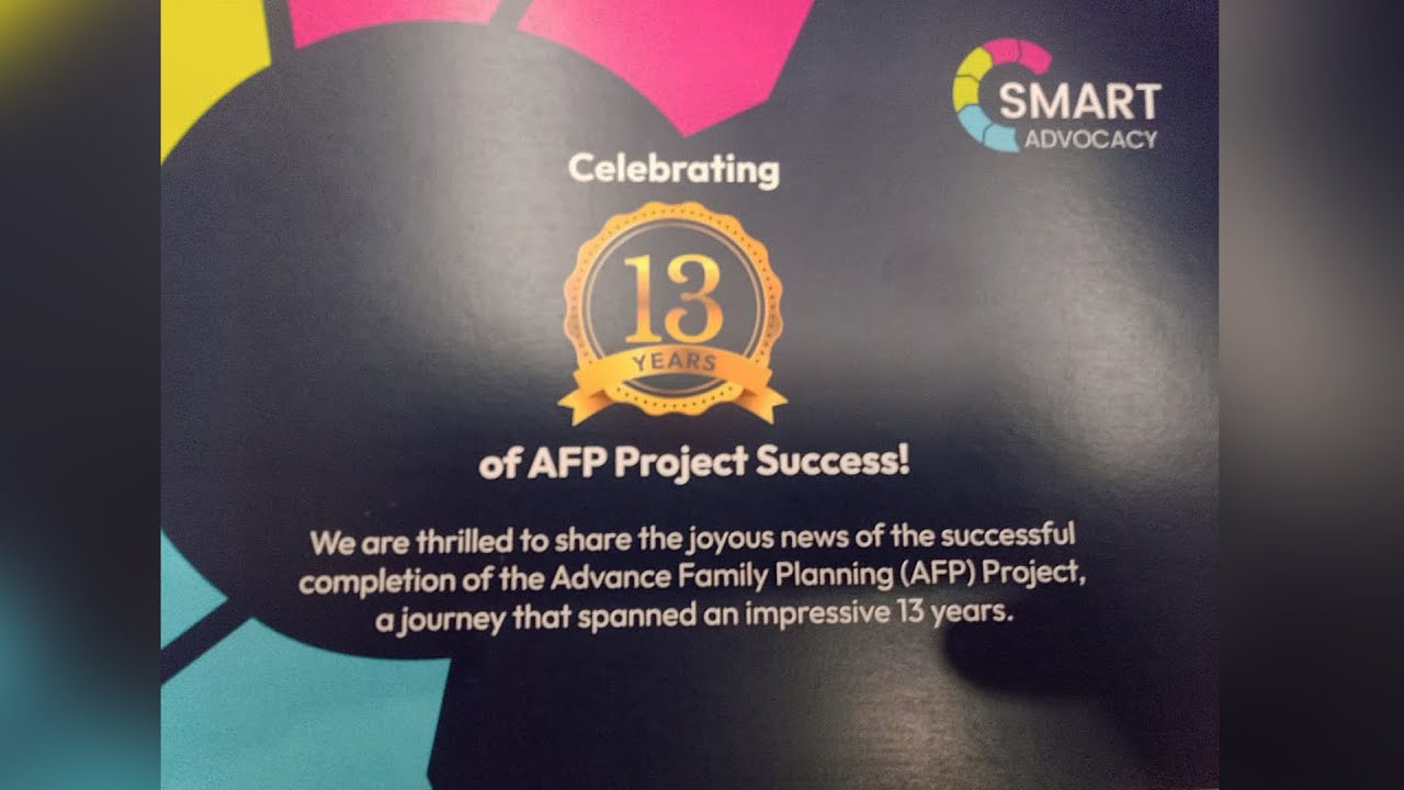 CELEBRATING 13 YEARS OF AFP PROJECT SUCCESS. - YouTube