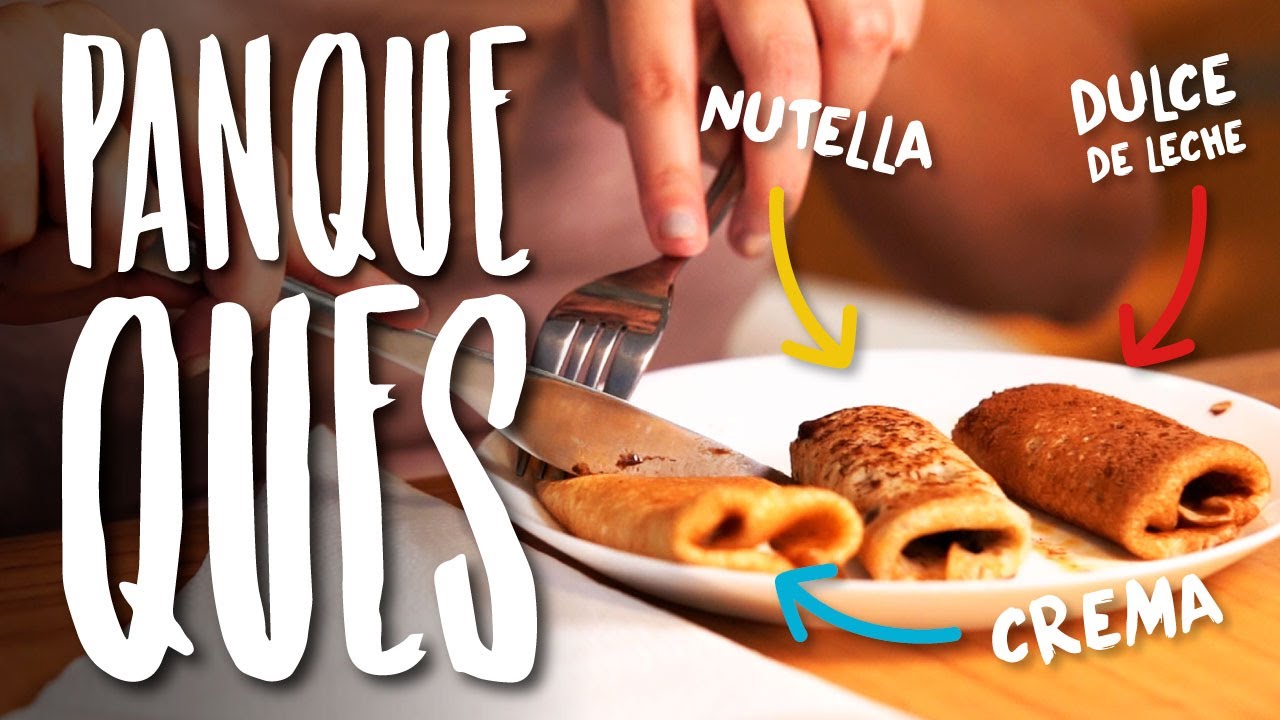 🥞 COMO HACER MASA DE PANQUEQUES CASEROS - Nutella y Dulce de Leche ...