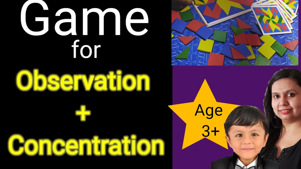 Game to improve concentration and observation in kids- Pattern Play ...