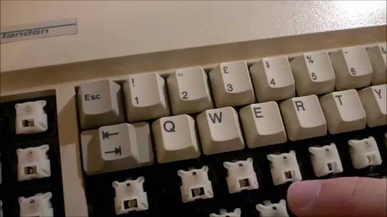 Pulling Hi-Tek / Space Invader keycaps - YouTube