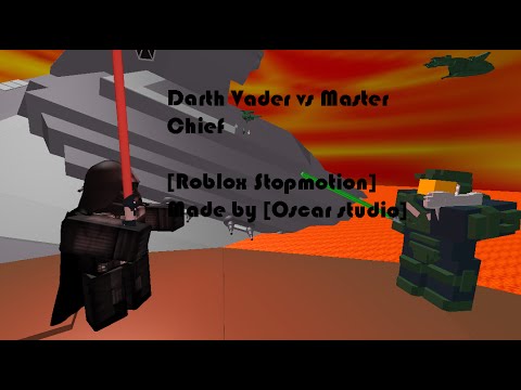 Darth Vader vs Master Chief [Roblox Animation] - YouTube